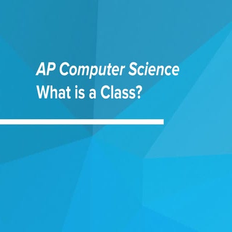 [ap Java] [classes] [01] Intro To Classes And Objects Pptx