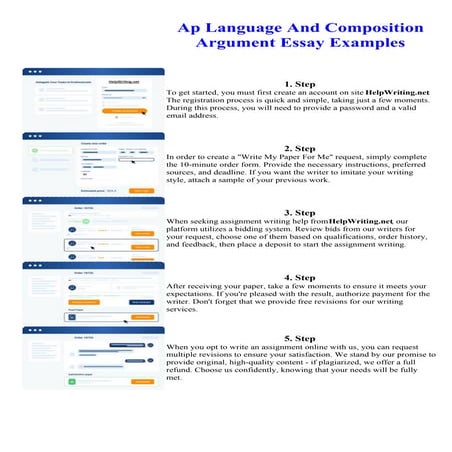 Ap Language And Composition Argument Essay Examples | PDF