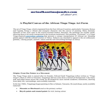 A Playful Canvas of the African Tinga Tinga Art Form.pdf