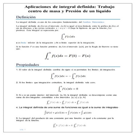 Aplicaciones de integral definida | DOCX
