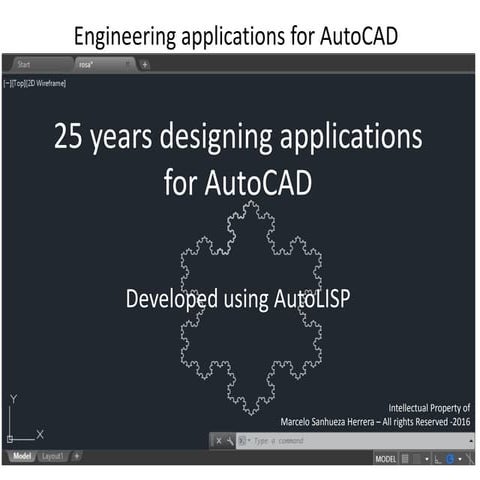 25 years designing applications for AutoCAD | PPSX