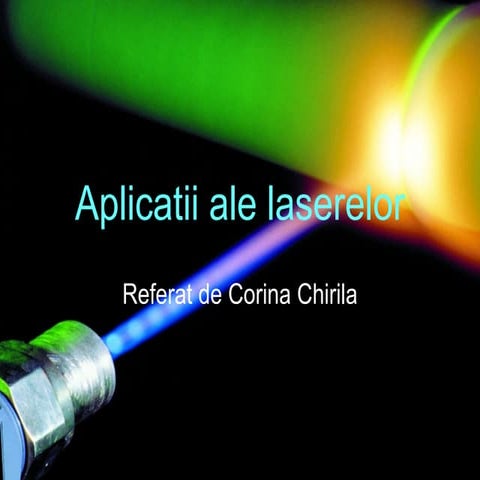 Aplicatii Ale Laserelor | PPT