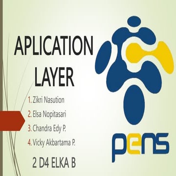 Materi application layer | PPT