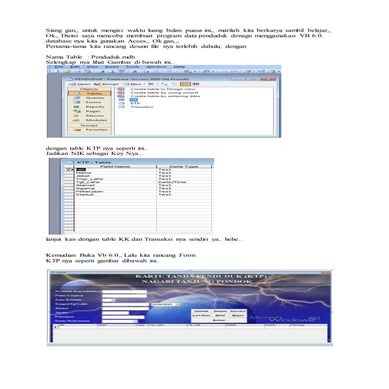 Aplikasi data penduduk | DOCX