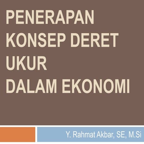 Aplikasi deret ukur (geometri) | PPT
