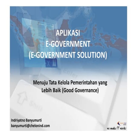 EGov Application in Indonesia | PPT