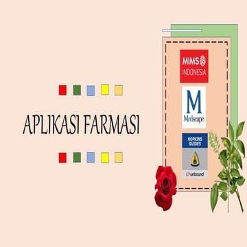 Aplikasi farmasi | PPTX