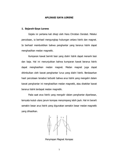 Gaya lorentz | PPTX