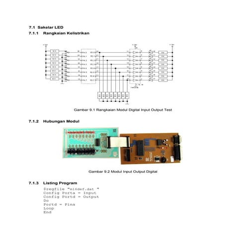 Aplikasi pemograman mikrokontroler | PDF