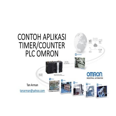 Aplikasi plc timer counter pada produk omron | PDF