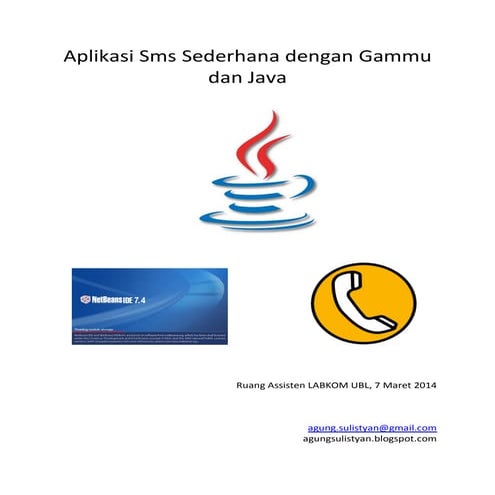 Aplikasi sms sederhana dengan gammu dan java | PDF