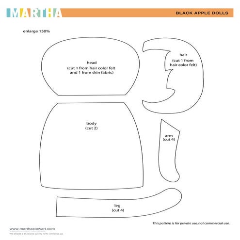 Aplle doll molde | PDF