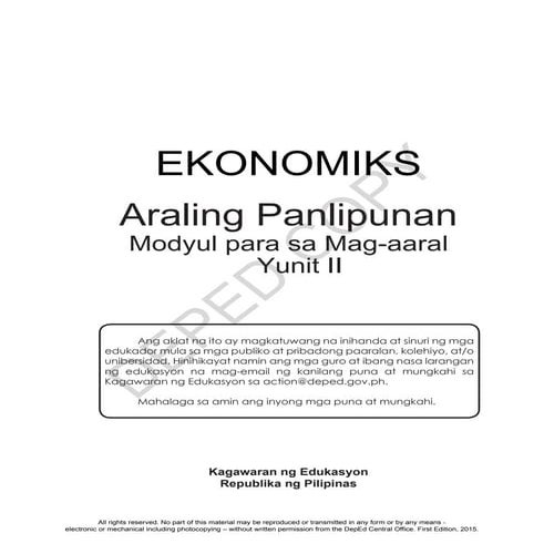 Ap lm yunit 2 | PDF