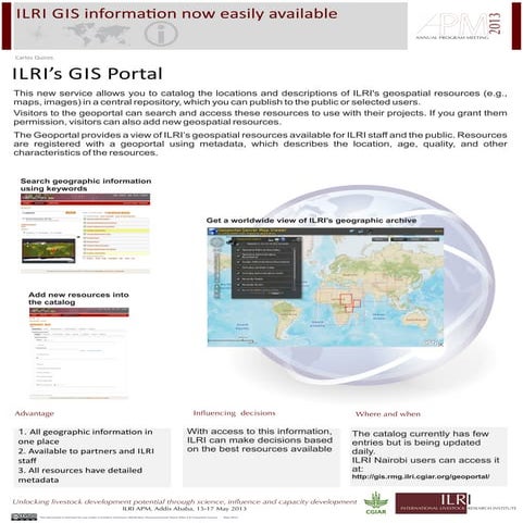 ILRI GIS information now easily available | PDF