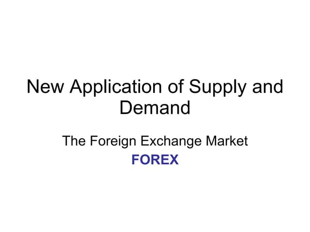 Demand, Supply, and Market Equilibrium | PPT