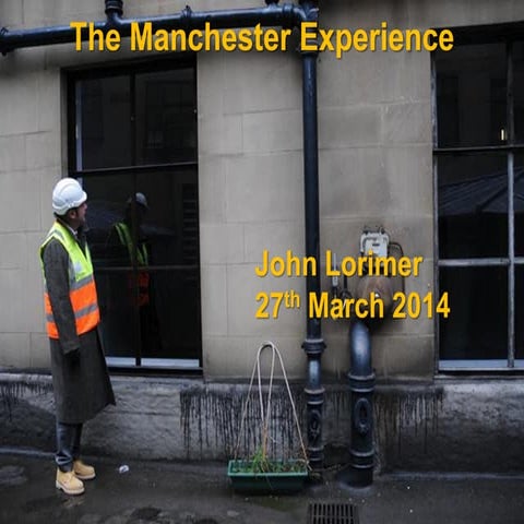 The Manchester experience - John Lorimer | PDF