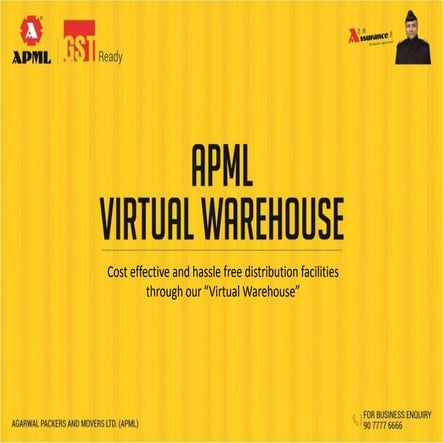 Apml virtual warehouse ppt | PPTX
