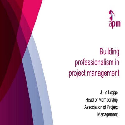 Building professionalism in project management | PPTX