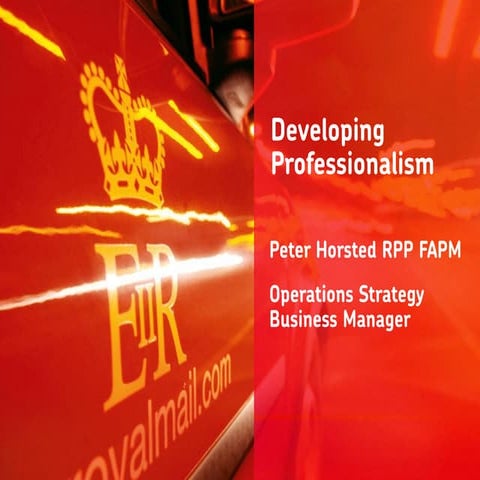 APM London 9th July - Peter Horsted RPP FAPM MILT, Business Manager ...