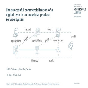 Apms 2020 the successful commercialization of a digital twin in an ...