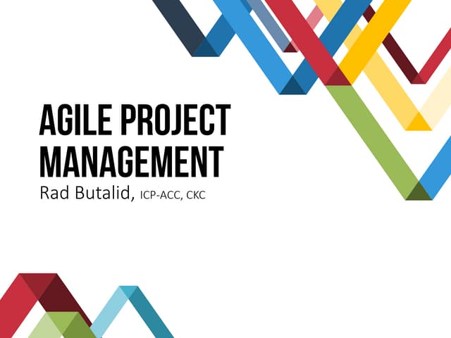 Agile project management | PPT