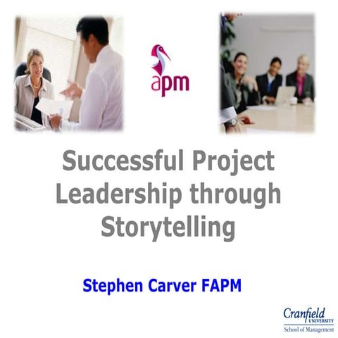 Successful project management through storytelling | PPTX