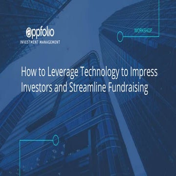 How to Leverage Technology to Impress Investors and S | PPTX | Stocks ...