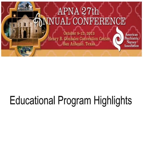 APNA 27th Annual Conference: Celebrating Psychiatric Mental Health ...