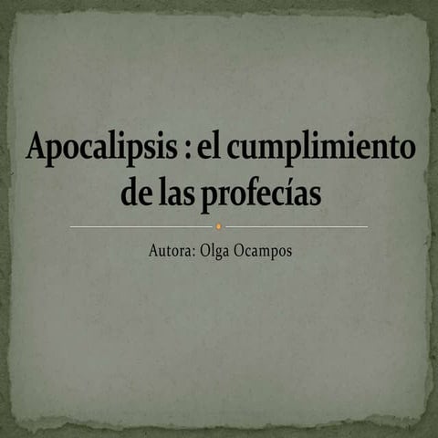 Apocalipsis Cap 1 Parte 2 Pdf
