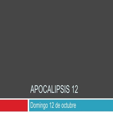 Apocalipsis 12 Pptx