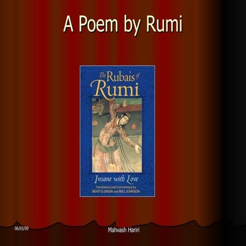 A Poem By Rumi | PPT