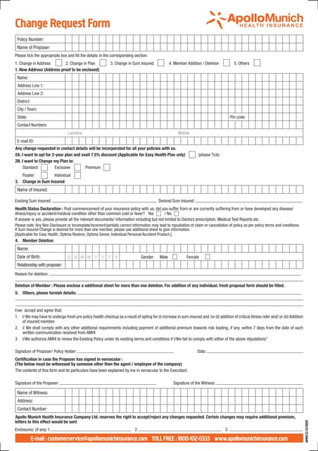 Apollo Munich Optima Senior Brochure | PPT