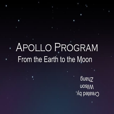 apollo program by wilson zhang | PPT