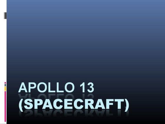 Apollo 13 | PPT