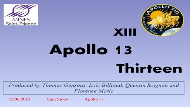 Apollo 13 Mission Timeline