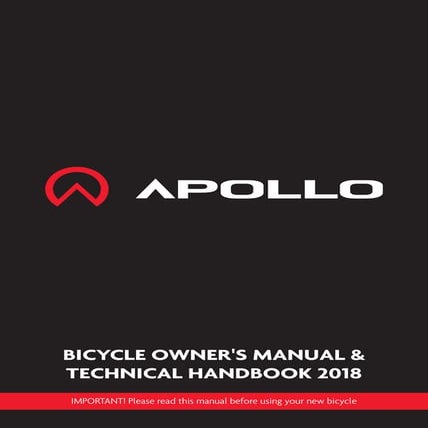 Apollo 2018 owners manual | PDF