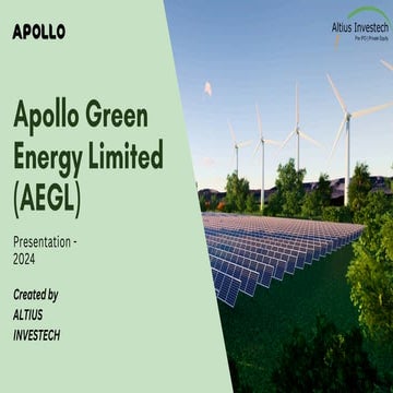 Apollo Green Energy Unlisted Shares By Altius Investech | PDF