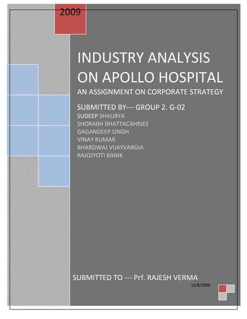 Apollo hospital Case study | PPT
