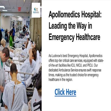 Apollomedics Hospital - Best NICU Facility Hospital in Lucknow | PDF