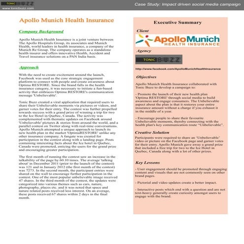 Apollo munich case study | PDF
