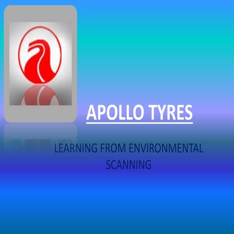 Apollo tyres | PPTX