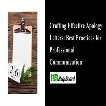 apology-letters , How To Write An Apology Letter | PPTX
