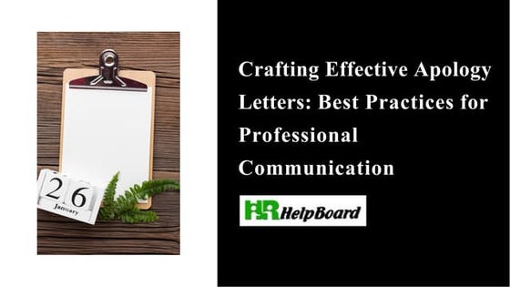 Apology Letter to Boss, Letter of Apology Sample | PPT