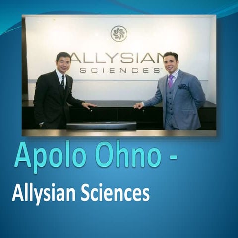 Apolo Ohno Allysian Sciences Pptx