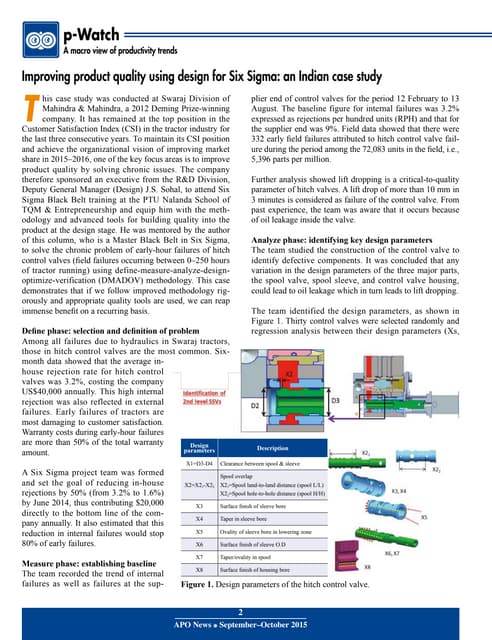Six Sigma Case Study | PPS
