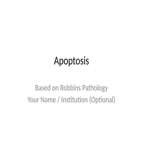Apoptosis_Presentation.pptx.dr.sana.khurram | PPT