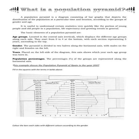 A population pyramid is a diagram | PDF