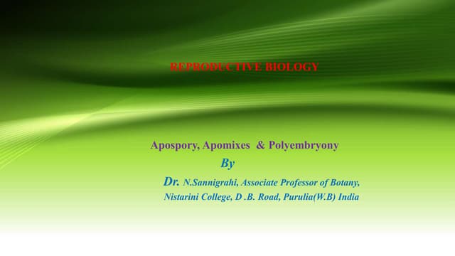 Somatic embryogenesis | PPTX