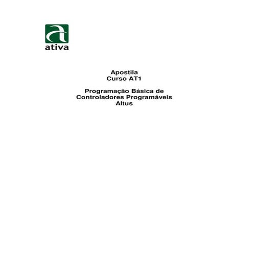 Apostila altus basica | PDF