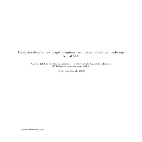 Apostila auto cad passo a passo para arquitetura | PDF